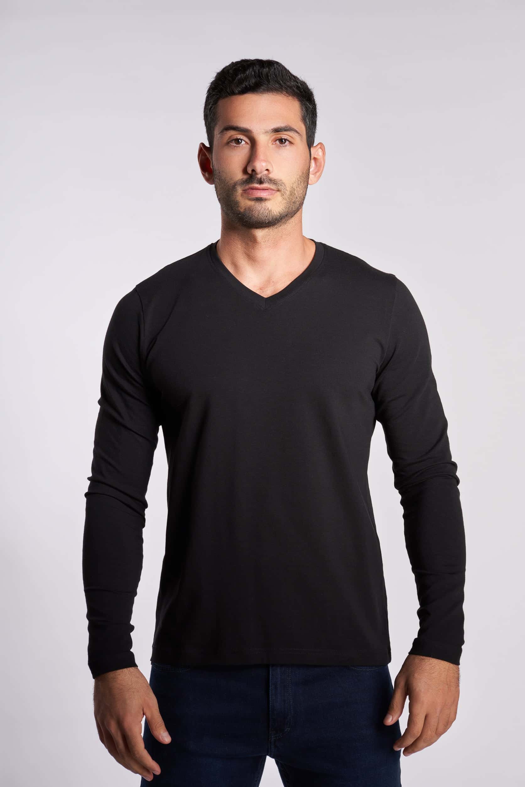 Basic T-shirt - Black Long Sleeves Essential for Every Wardrobe ...
