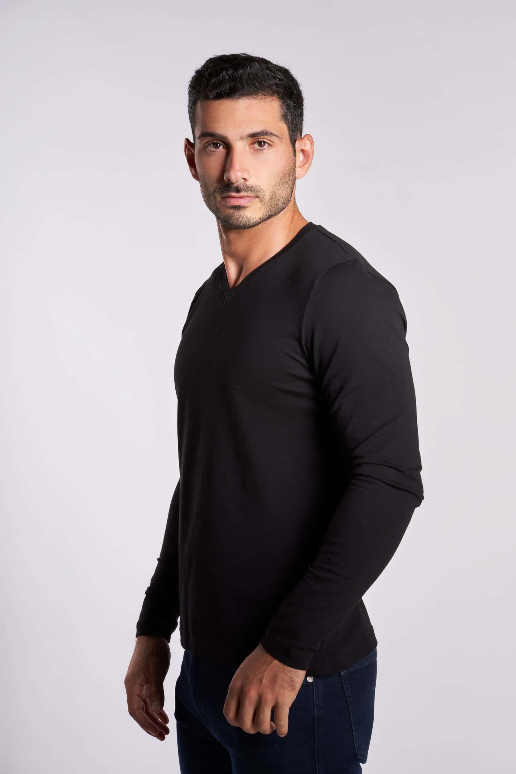 Basic T-shirt - Black Long Sleeves Essential for Every Wardrobe ...