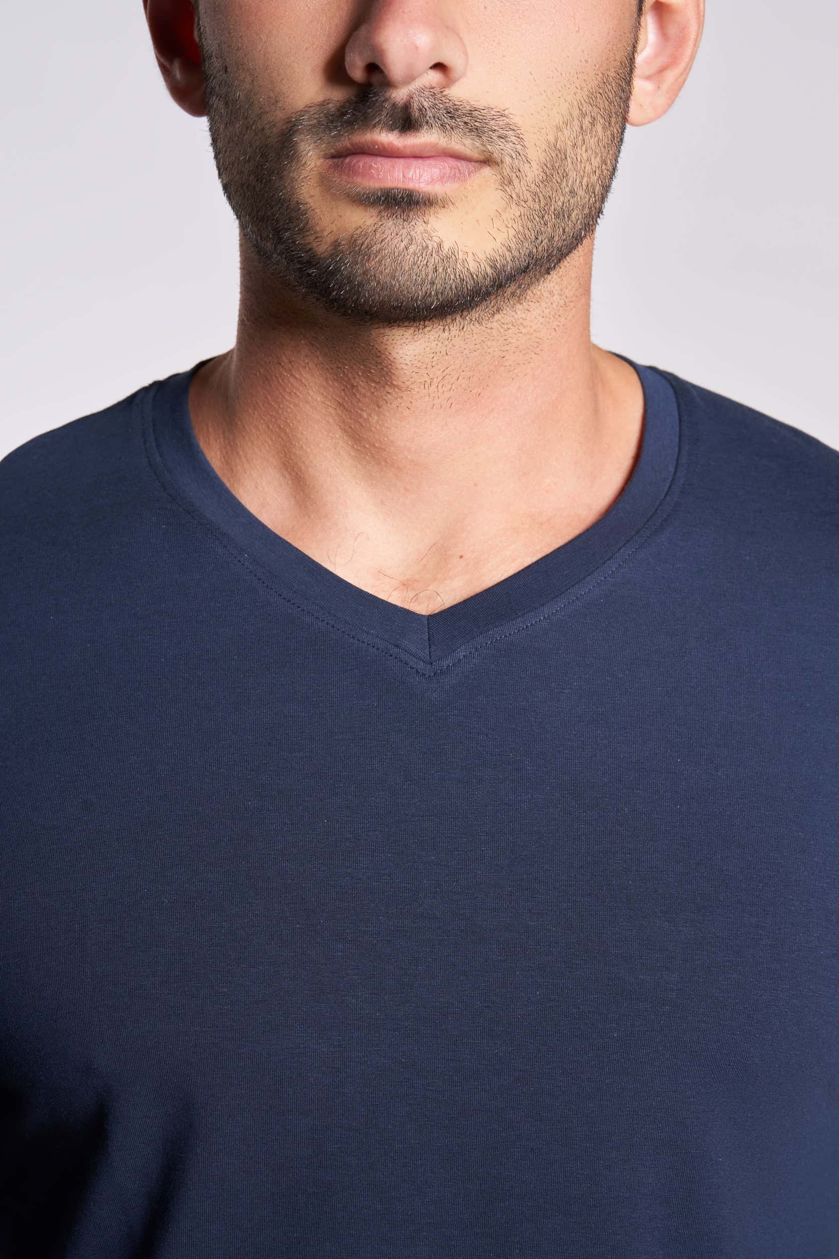 Basic T-shirt: Navy Long Sleeves Essential Wear for Every Wardrobe ...